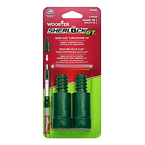 Wooster FR042 Sherlock GT Conversion Tip 2-Pack, Green