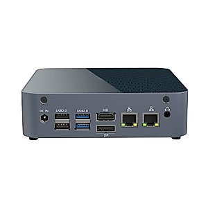 KINGDEL K15 AMD Ryzen 9 5900HX Max 4.6GHz Mini PC Gaming Computer, 16GB DDR4 RAM 1TB NVMe SSD 4K Resolution 2xLAN 2xUSB3.2 DP, HD, Type-C, WOL PXE, Auto Restart, W-11 Pro