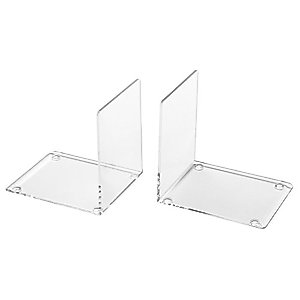 OSCO Clear Acrylic Very Small Bookends, ABE-2