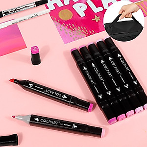 Acrylic Paint Markers,Acrylic Paint Pens Paint Markers,26 Colors Dual Tip Paint Pens For Rock Painting Wood Canvas Plastic Metal And Stone, Acrylic Dot Markers Pen For DIY Crafts Making Art Supplies