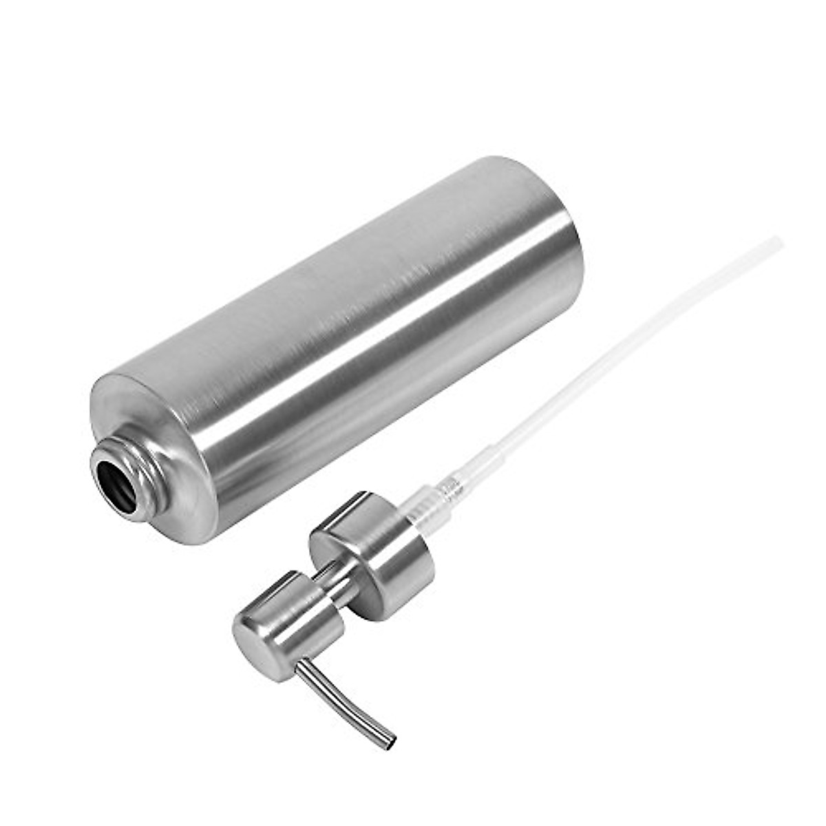 Stainless Steel Soap Dispenser Liquid Soap Box, 350ml Soap Dispenser Kitchen Sink Faucet Bathroom Shampoo Box Soap Container