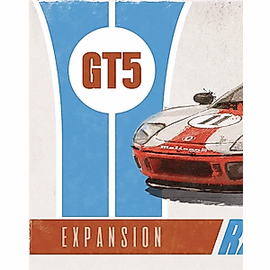 Holy Grail Games | Rallyman: GT - GT5 | Strategy Board Game Expansion | Race Cars with Dice | 1 to 6 Players | 45 Minutes | Ages 10+