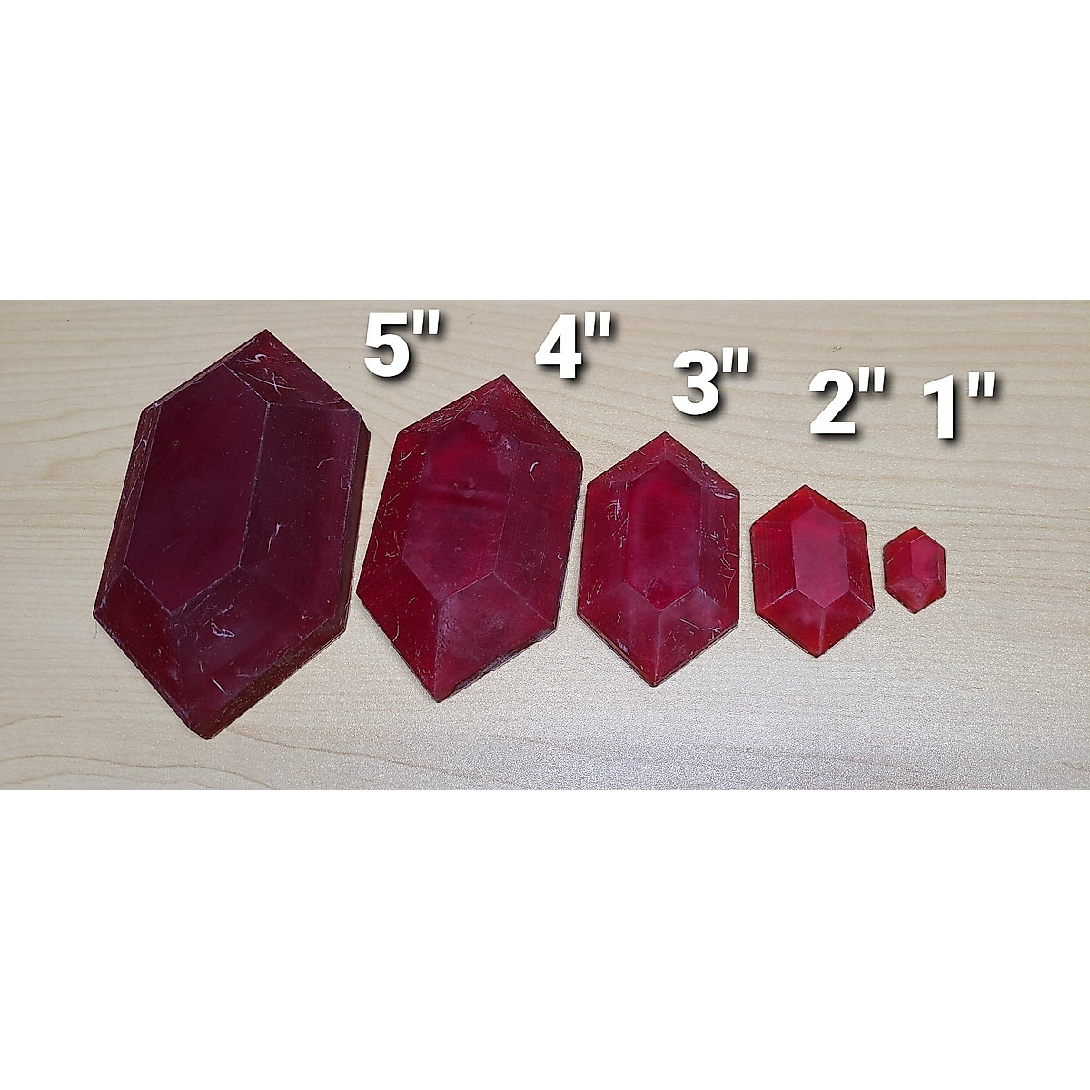 Gemstone Plastic Mold, Resin Mold, Soap Mold, polymer clay mold, gem mold, stone mold, nerd mold, jewelry mold, gamer mold, flexible mold (Mega)
