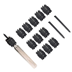 14 Pack Spot Weld Cutter Set 3/8" Spot Weld Double Sided Cutter Sets, Spot Drill Bit Welder Cut Tool Kit