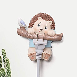 CmfyArt Cute Cartoon Animal Wall Hooks, Coat Hooks Wall Mounted Creative Holding Tree Trunk Animals Hooks Heavy Duty Robe Hat Rack Hooks for Hanging Bathroom Towels Clothes Hanger Plug Holder -Sloth