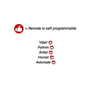 KeylessOption Keyless Entry Remote Starter Car Key Fob Alarm for Aftermarket Viper Automate EZSDEI474V 474V