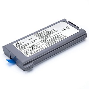 Amanda New Laptop Battery 9cell Replacement for Panasonic Toughbook Cf-30 Cf-31 Cf-53 CF-VZSU46 CF-VZSU46S CF-VZSU46U CF-VZSU46R CF-VZSU46AU CF-VZSU71U CF-VZSU72U 10.65V 8.55Ah