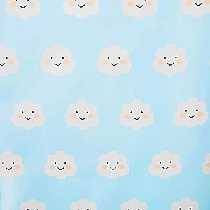Sparkle and Bash Baby Shower Wrapping Paper, Double-Sided with Cut Lines, 30 In x 16 Ft (3 Rolls)