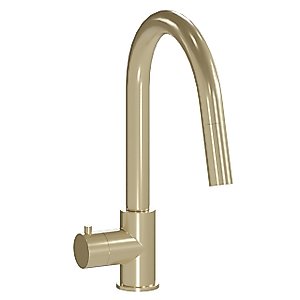 ZLINE Autograph Edition Gemini Touchless Kitchen Faucet in Champagne Bronze (GEM-KFS-CB)