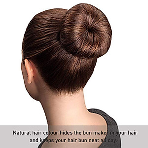 Black Magic Hair Bun Makers 3 Pcs - LHAAAYF Professional Donut Shaper, Ballet Hair Tool for Easy Kids' Ballerina Buns