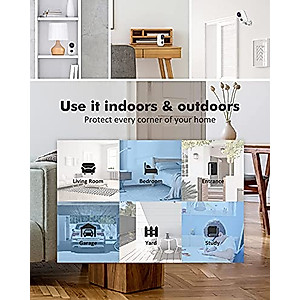 ZUMIMALL Security Cameras Wireless Outdoor, 2K Rechargeable Battery Operated Home Security Cameras with Siren, FHD Night Vision, PIR Motion Detection, IP66 Waterproof, SD/Cloud, 2.4G WiFi, 2 Pack