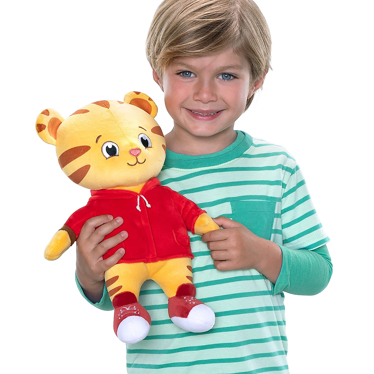 Daniel Tiger's Neighborhood Cuddle Up Daniel Tiger 10th Anniversary Plush Toy- 12 Inches Tall!