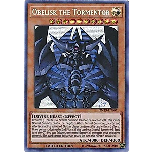 Obelisk the Tormentor (alternate art) - TN19-EN007 - Prismatic Secret Rare - Limited Edition