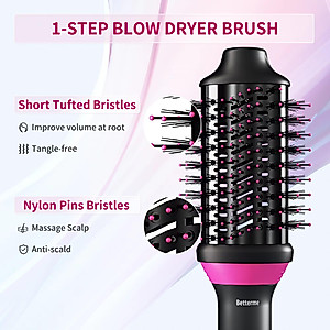 Hair Dryer Brush Blow Dryer Brush in One with Cool Low Medium and High Settings, 1200W Hot Air Brush and Volumizer Plus 2.0, Oval