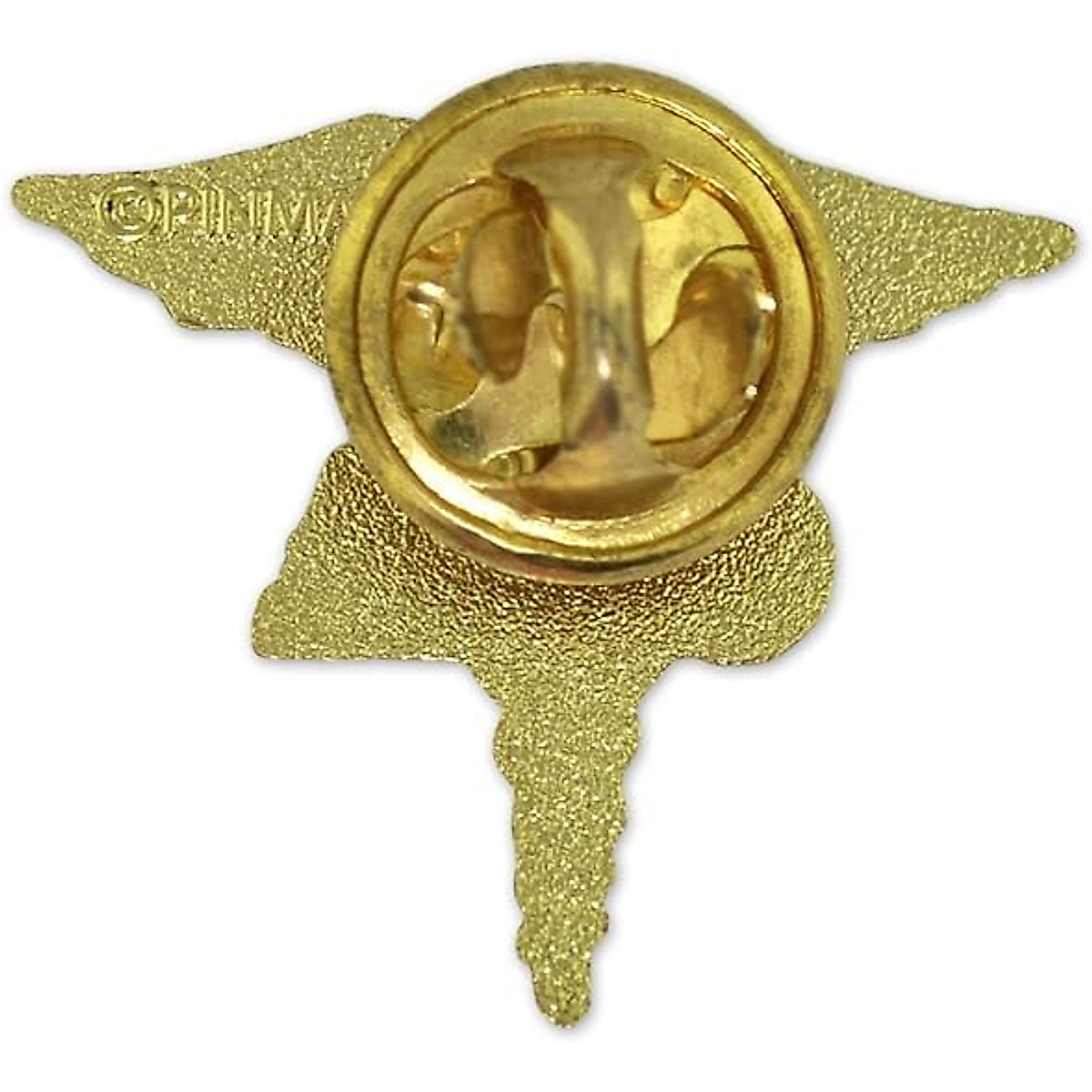 PinMart's Caduceus Nursing Enamel Lapel Pin - Ideal CNA or Medical Assistant Badge - Patient Care Technician Accessories for Lanyards and Nursing Scrubs or CNA Graduation Gifts and Pinning Ceremonies