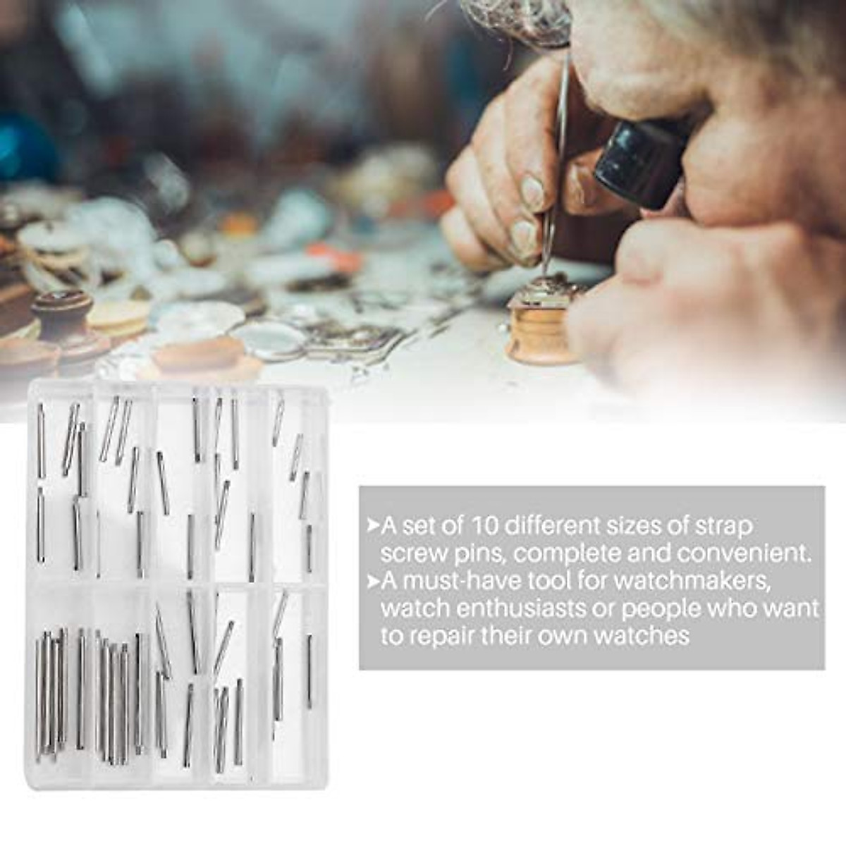 Strap Screw Watch Band Spring Bar Strap Link Pins Watch Lug Screw Pins for All Kinds of Watch