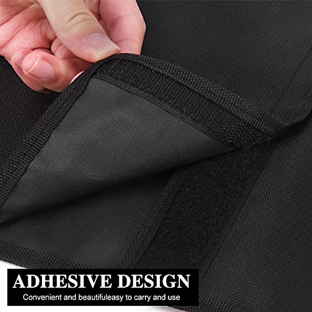 2PCS Thicken BBQ Tool Storage Bag,Portable Grill Accessory Oxford Grill Tool Carry Bag,Outdoor Picnic Cooking Tools Bag for Picnic Trip Outdoor Camping(Size:24.41 x 9.45inch)