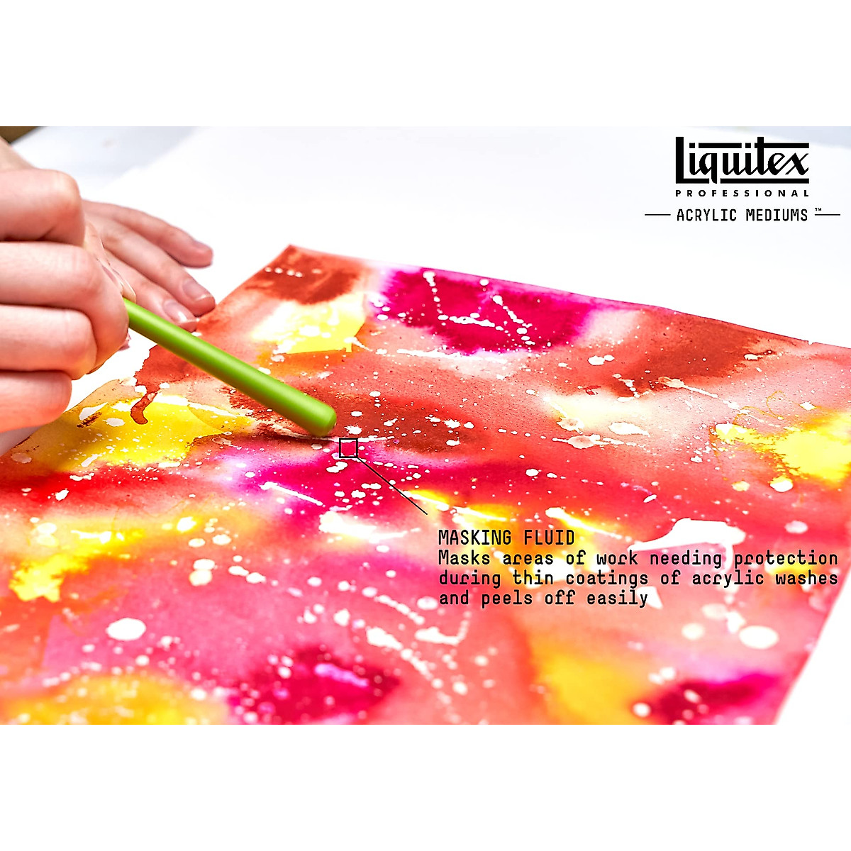 LIQUITEX Acrylic Masking Fluid Medium 118ML, Transparent