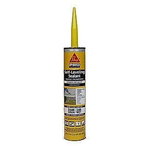 Sikaflex Self Leveling Sealant, Gray, polyurethane with an accelerated curing capacity for sealing horizontal expansion joints in concrete, 10.1 fl. oz Cartridge