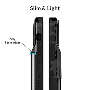 Velvet Caviar Compatible with iPhone 14 Pro Max Wallet Case for Women - Credit Card Holder Slot - Cute Slim & Protective Wallet Phone Cases [8ft. Drop Tested] - Funda para 14 Pro Max - Black Leopard