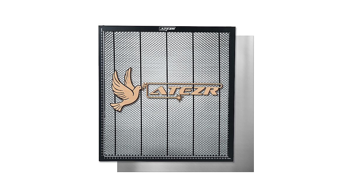 ATEZR 20x20 inch Laser Honeycomb Work Table for Precise Cutting