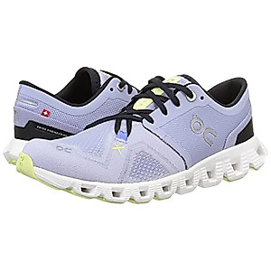 ON Women's Cloud X 3 Sneakers, Nimbus/White,8