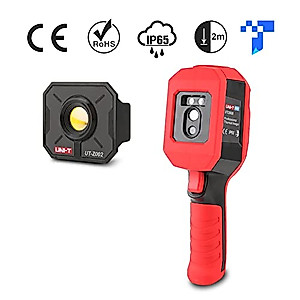 UNI-T UTi260B Thermal Camera with Macro Lens, Infrared Cameras Thermal Imaging Camera 256x192 IR Resolution Thermal Imager 49152Pixels 7 Palettes 25 Hz Refresh Rate, IP65 2-Meter Drop, 2.8" LCD