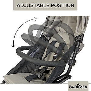 Neutral Stroller Bar for Babyzen YoYo and Yoyo+ - Armrest, Handle, Bumper and Crossbar - Oxford Cloth