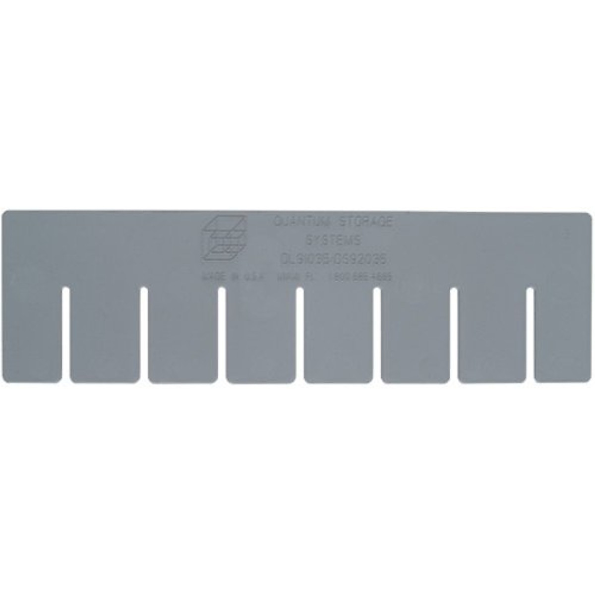 Quantum Storage Systems DL91035/DS92035 Short Divider for The DG92035 or Long Divider for The DG91035, Gray, 6-Pack