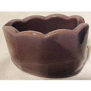 Spooner Spoonholder - Scalloped Clamborn Mule Shoe - Sanitary (Eggplant)