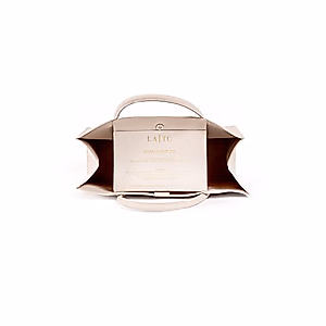 MODERN VEGAN TOTE BAG - Fluent French (Ivory)