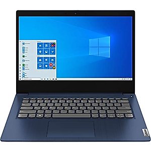Lenovo IdeaPad 3 Laptop, 14" Full HD Narrow-Bezel Screen, AMD Ryzen 3 3250U Dual-Core Processor, 8GB DDR4 Memory, 1TB Hard Disk Drive, Webcam, HDMI, Wi-Fi, Windows 10 Home, Abyss Blue