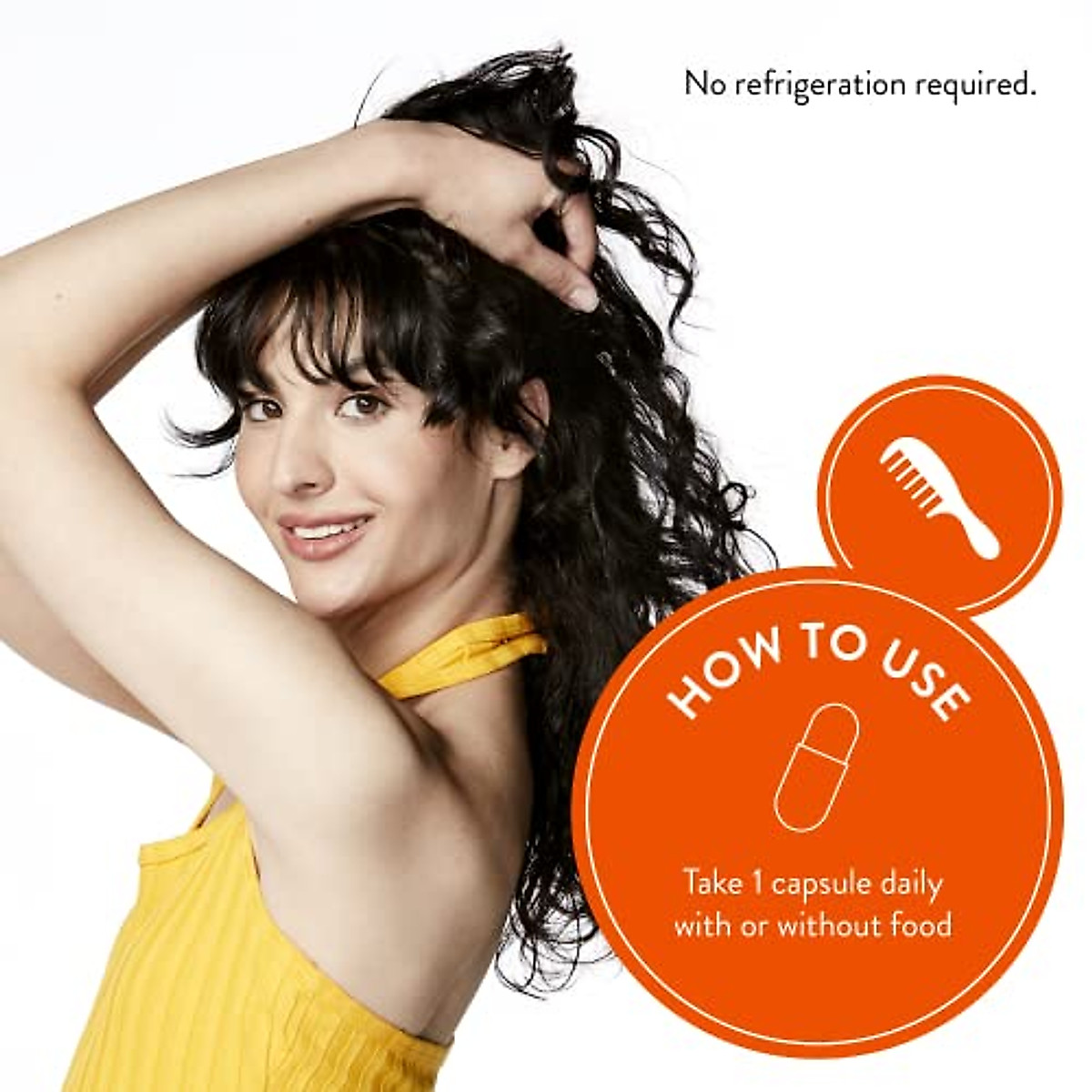 Love Wellness Healthy Hair Probiotics, 30 Capsules - Probiotic Blend Support Hair Growth and Healthy Scalp for Thicker, Fuller Looking Hair - AnaGain Nu, Biotin, Vitamin B12 & B6 - Safe & Effective