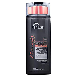 TRUSS Miracle Summer Conditioner - Moisturizing Conditioner, Protects Hair From Sun, UV, Ocean & Pool Water, Adds Shine, Prevents Color Fading - All Hair Types (10.14oz)