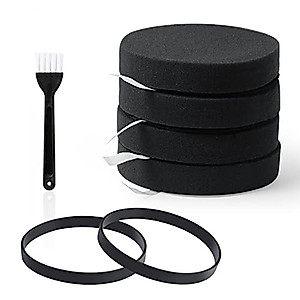 LANMU Replacement Filters and Belts for Bissell Models 2252, 2190, 2191, 2191U, 2254, 2256, 2259, 2260, 1700, 3534 CleanView Swivel Rewind Pet Powerlifter/PowerForce Helix Turbo Vacuum Cleaner