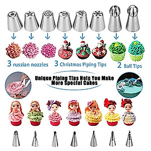 Cake Decorating Kit,635 Pcs Cake Decorating Supplies With 3 Springform Pan Sets Icing Piping Nozzles Cake Rotating Turntable Cake Topper Piping Bags Cake Carrier Holder,Cake Baking Supplies Set Tools