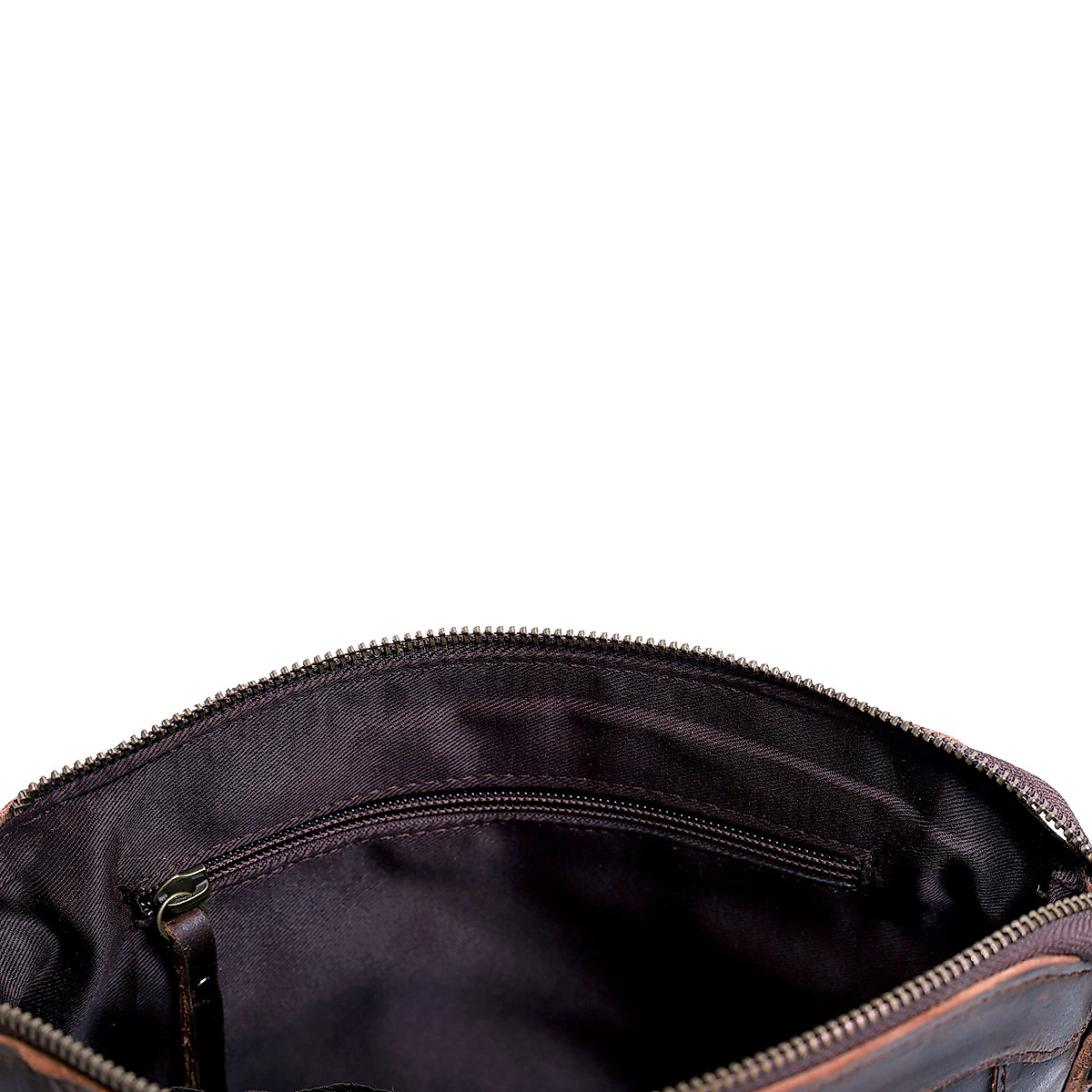 cuero Crossbody Purse for Women- Small Crossover Long Over the Shoulder Sling Womens Purses and Handbags For Men