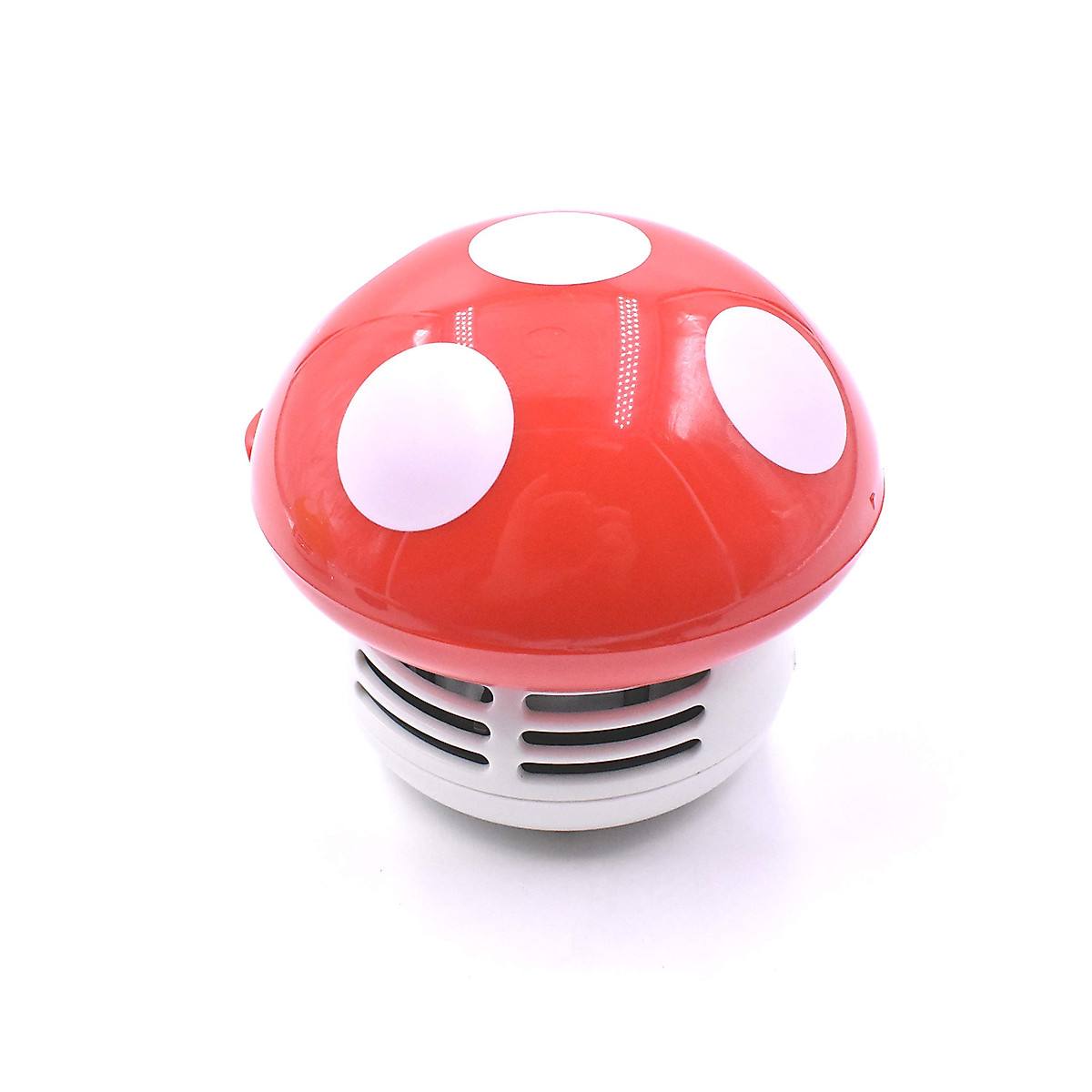 Art&Beauty Mini Cute Table Dust Vaccum Cleaner, Mushroom Shaped New Portable Corner Desk Vaccum Cleaner Mini Cute Vacuum Cleaner Dust Sweeper (Red)