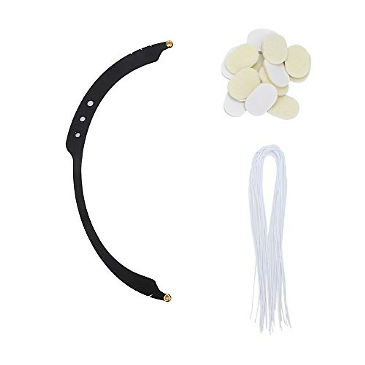 Eyebrow Mapper with Strings, String/symetric brow drawing marking ruler, Microblading Line Marker Ruler Eyebrow Tattoo Measuring Tool With 10pcs Thread Lines for Eyebrow Mapper(Black)