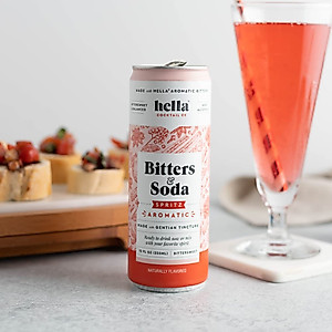 HELLA COCKTAIL CO. Spritz Bitters & Soda, 12 FZ