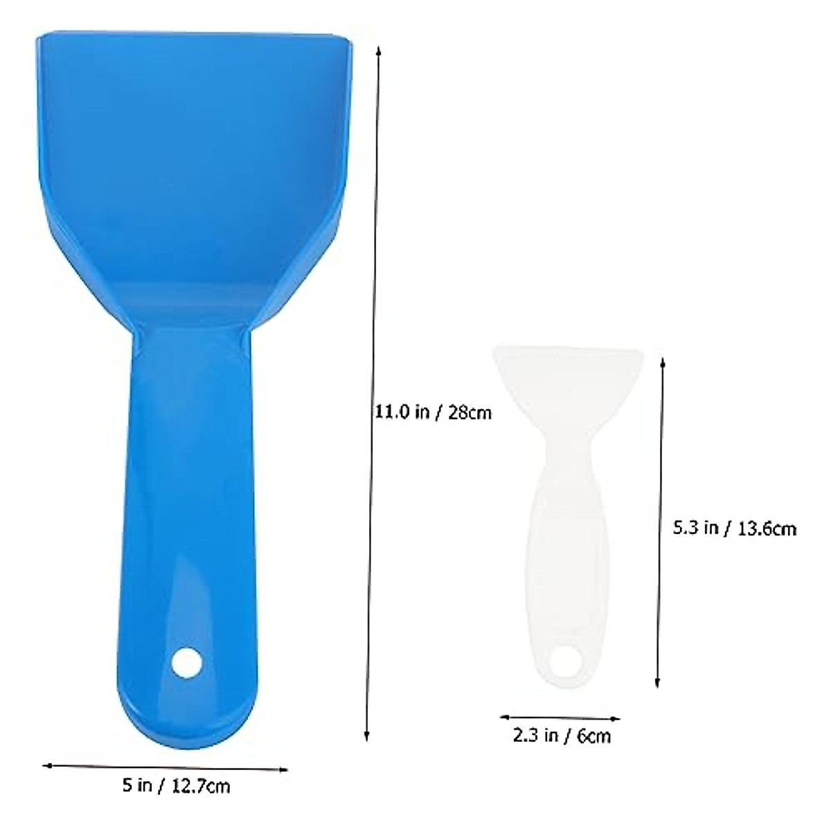 6 Pcs deicing Shovel Mini fridg Mini Portable Fridge car Tools Refrigerator Mini Fridge ice Scraper defroster Ice Removal Scoop ice Shovel ice Scoop Windshield Window Scraper pp