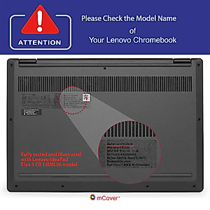 mCover Case Compatible for 2020~2022 13.3" Lenovo IdeaPad Flex 5 (13") 13IML05 / Flex 5i 13ITL6 2 in 1 Chromebook Laptop ONLY (NOT Fitting Any Other Lenovo Models) - Pink