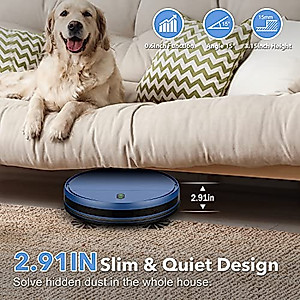 ZCWA Robot Vacuum and Mop Combo, 2 in 1 Mopping Robotic Vacuum with WiFi/App/Alexa, Robotic Vacuum Cleaner, Schedule Settings, Self-Charging, Ideal for Hard Floor, Pet Hair and Carpet
