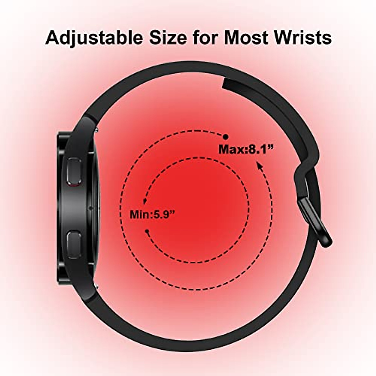 Arsfit Fancy Bands Compatible for Samsung Galaxy Watch 6/ Galaxy Watch 5 40mm 44mm 43mm 45mm 47mm / Galaxy Watch 4 40mm 44mm / Watch 4 Classic 42mm 46mm Band, Print Silicone Pattern Replacement Strap for Women Men Ladies Girls
