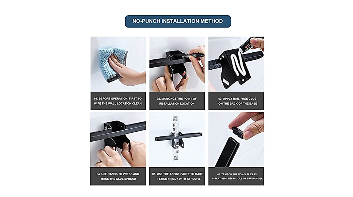Wall Clothes Hanger Organizer - Space-Saving Wall Mount Rack
