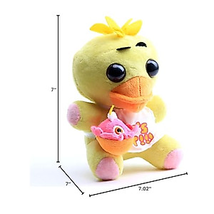 Laruokivi FNAF Chica with Cupcake Plush Figure Toy 7''