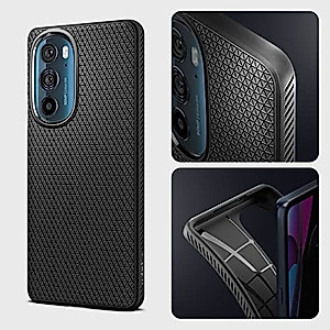 Spigen Liquid Air Armor Designed for Motorola Edge Plus (2022) Case (2022) - Matte Black
