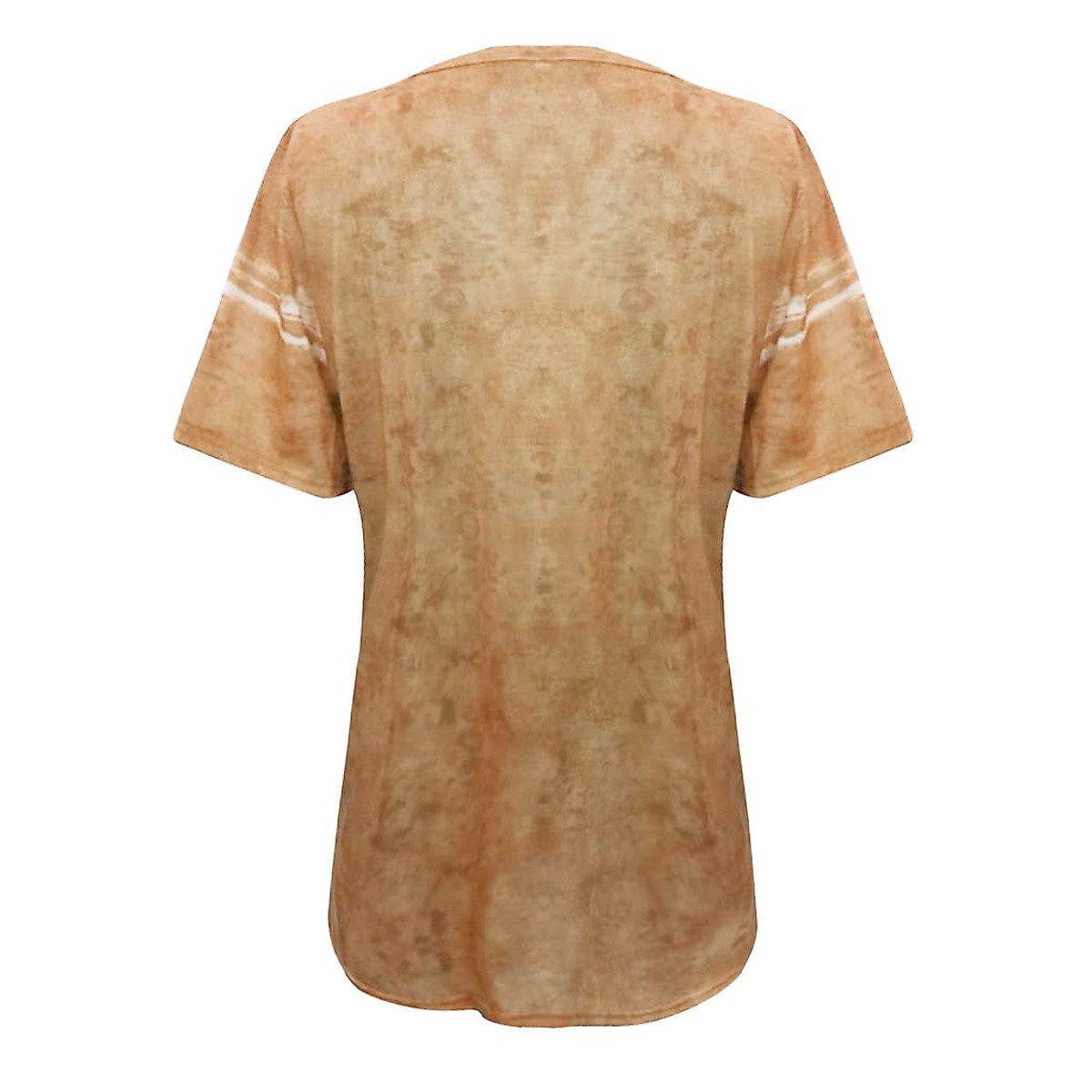 Womens Summer Tops Women's Floral Tunic Tops Casual Blouse Round Neck Summer Short Sleeve Buttons Up T-Shirts