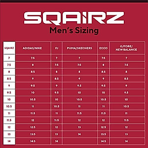 SQAIRZ Speed Men's Athletic Golf Shoes, Golf Shoes, Designed for Balance & Performance, Replaceable Spikes, Waterproof, Golf Shoes Men with Spikes, Mens Golf Shoes, Golf Footwear White/Navy