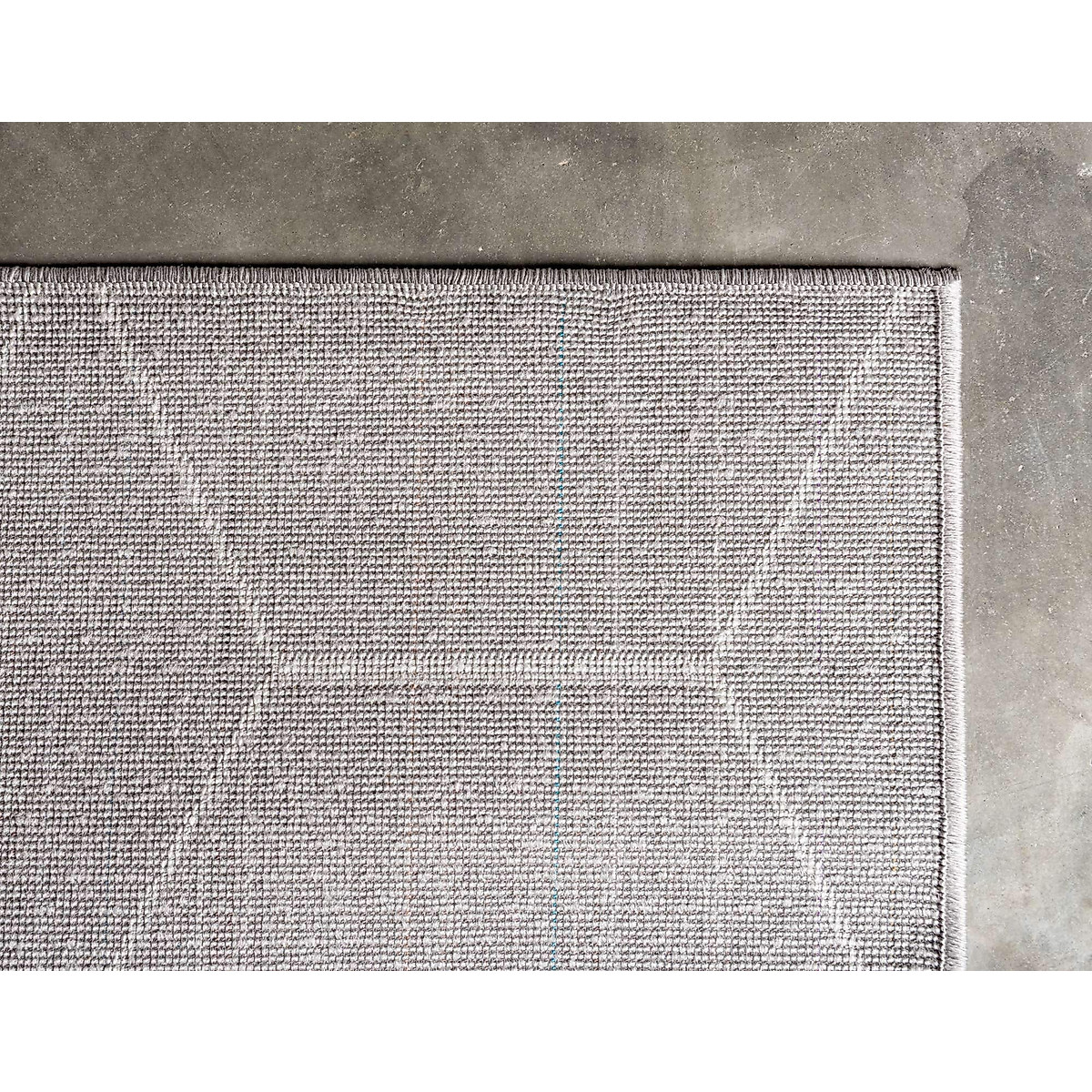 Unique Loom Trellis Frieze Collection Area Rug - Geometric (8' x 10', Light Gray/ Ivory)